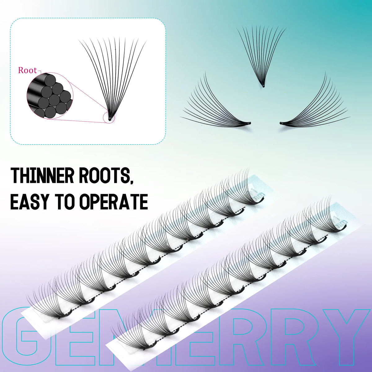 7D Pre Made Fans Lashes Extensions – GEMERRY
