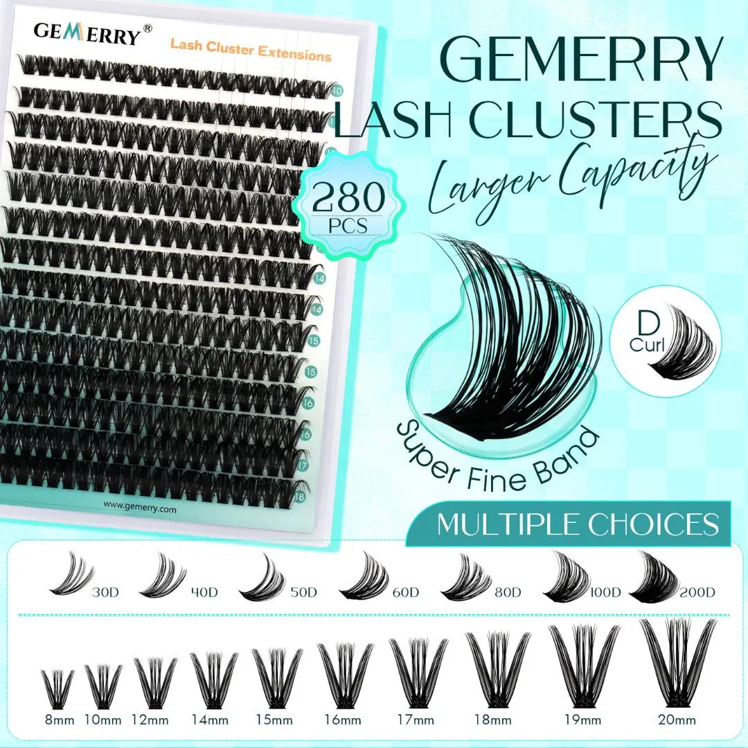 40D Individual Eyelash Extensions – GEMERRY