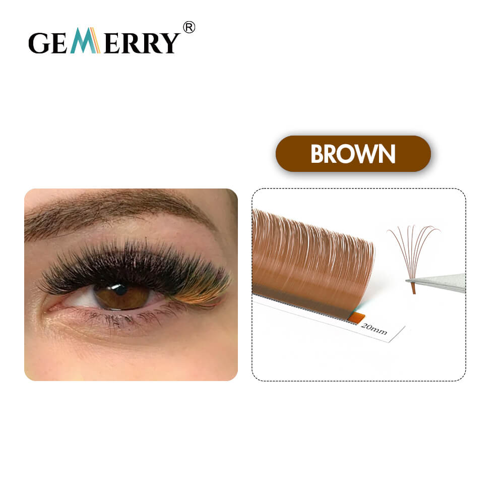 Colored Lash Extensions Easy Fans | Professional Lash Extensions ...